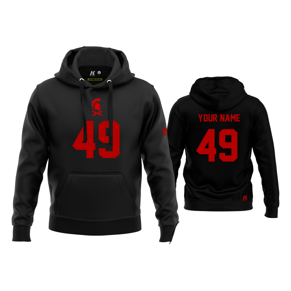 Zürich State Spartans Fan Hoodie “Jersey” – KNoah